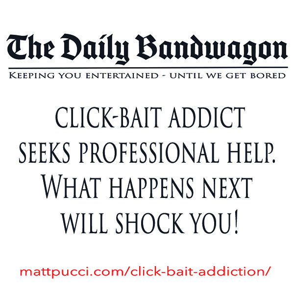Man addicted to click bait seeks help. What happens next will shock you!